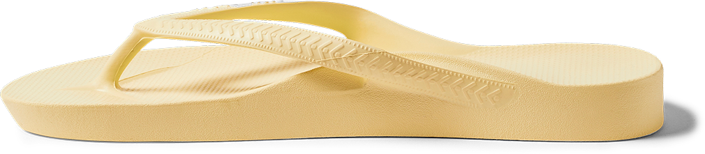 Arch Support Flip Flops - Classic - Lemon – Archies Footwear | USA