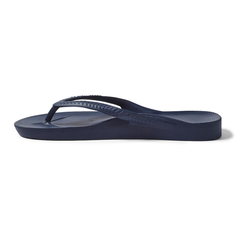 Navy Blue - Arch Support Flip Flops – Archies Footwear | USA