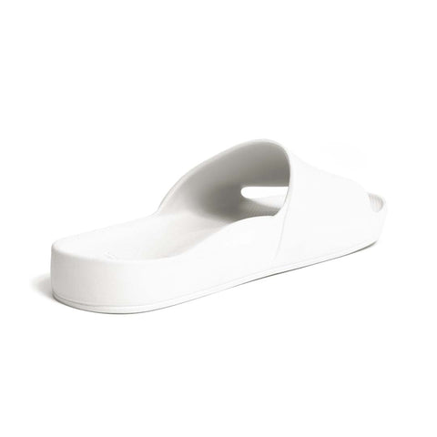 Arch Support Slides - Classic - White – Archies Footwear | USA